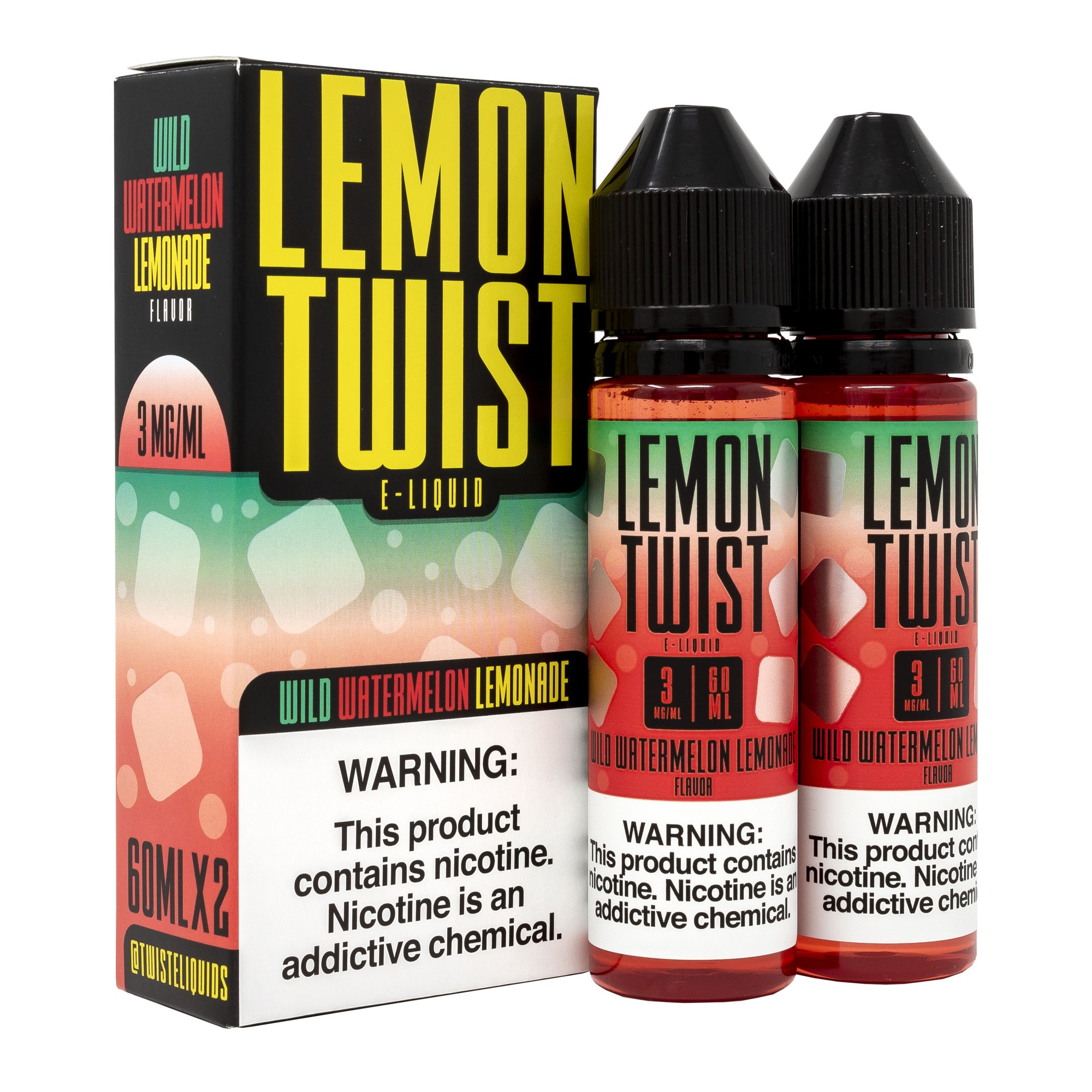 Twist E-liquids - Wild Red 2x60mL (Previously Wild Watermelon Lemonade) 2x60mL